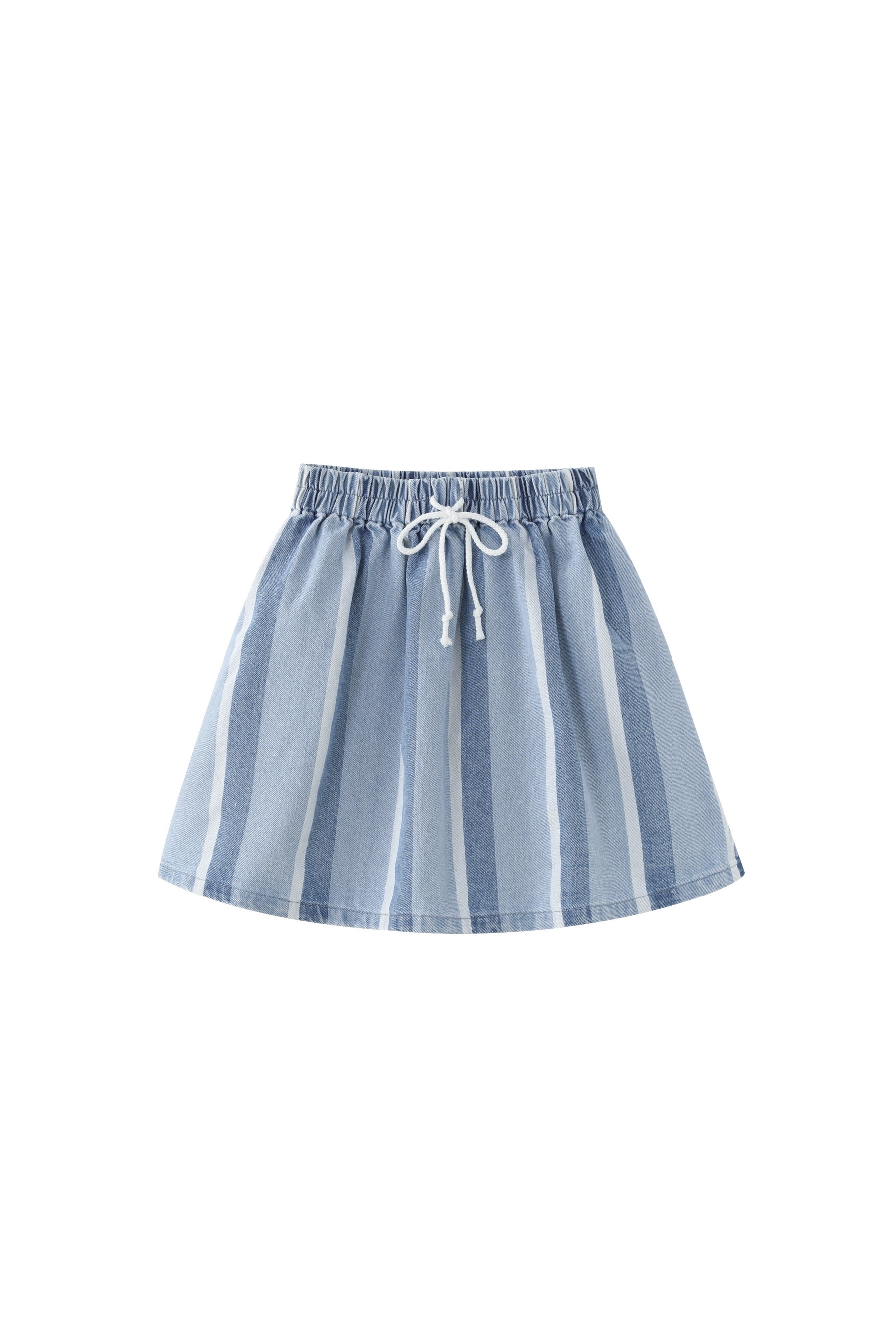 denim striped circle skirt - denim striped – Lily and Todd